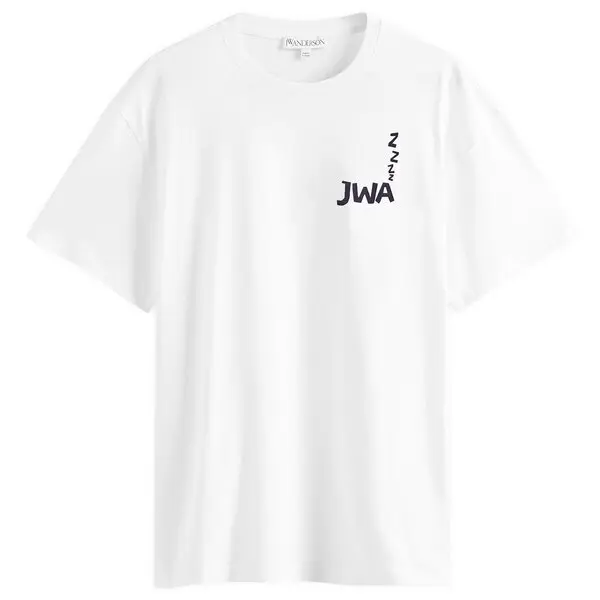 JW Anderson Back Print T-shirt - White