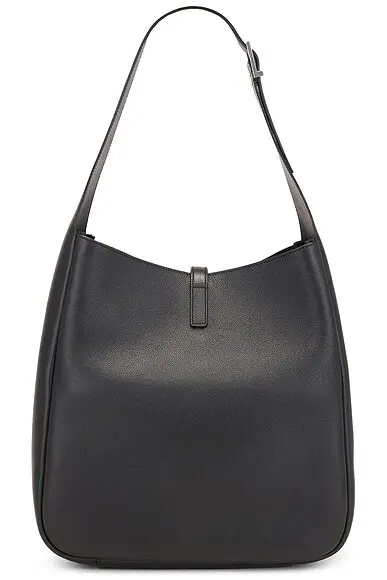 Saint Laurent Large Le 5 A 7 Supple Hobo Bag - Nero