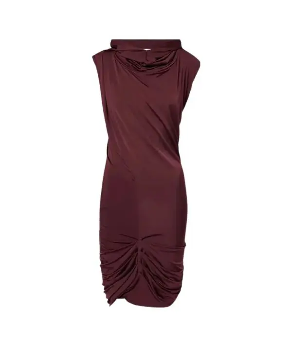Magda Butrym Hooded Draped Minidress