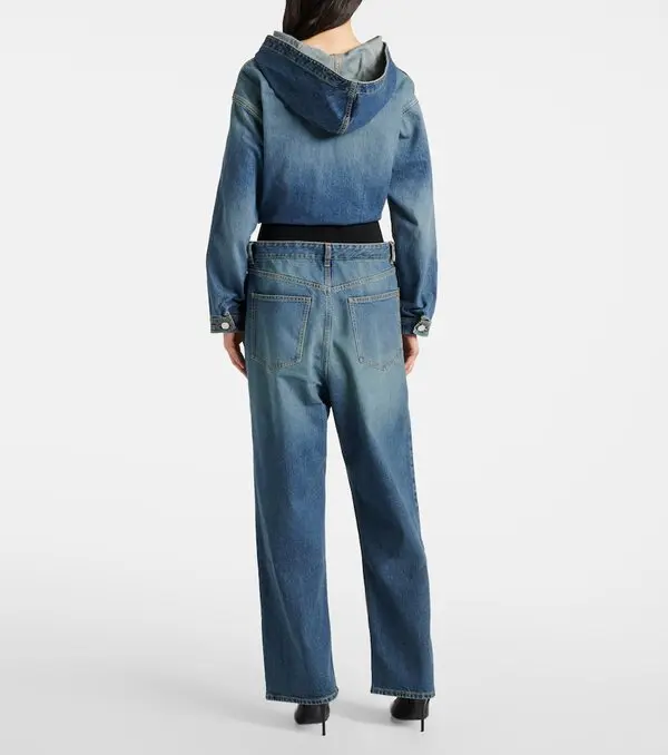 Alaïa High-rise Straight Jeans