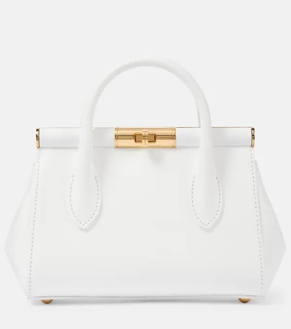 Dolce & Gabbana Marlene Small Leather Tote Bag - White