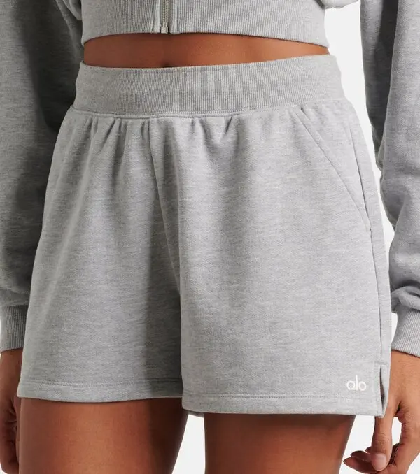 Alo Yoga Low Key Cotton-blend Shorts