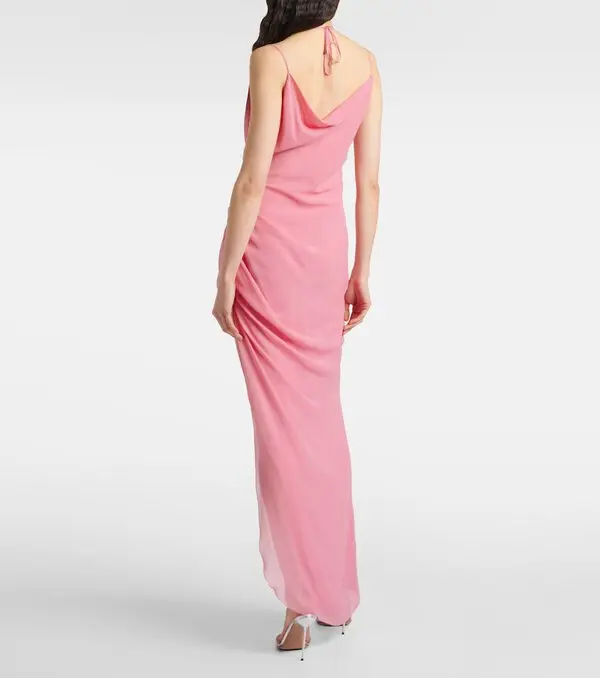 Blumarine Georg Embellished Maxi Dress