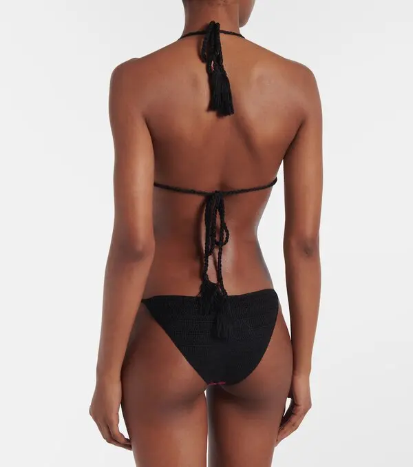 Anna Kosturova Striped Bikini Bottom - Multicoloured