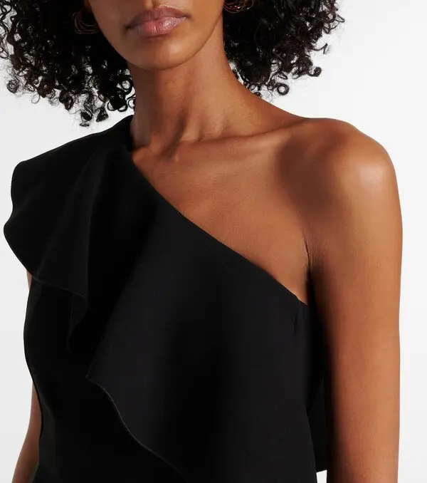 Max Mara Giacomo Ruffled Minidress - Black