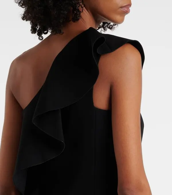 Max Mara Giacomo Ruffled Minidress - Black