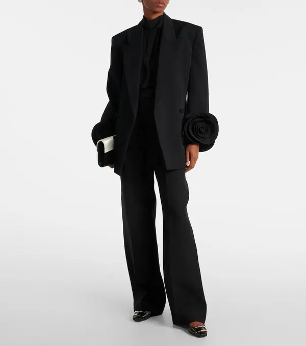 ROGER VIVIER Belle Vivier Ballet Flats - Black