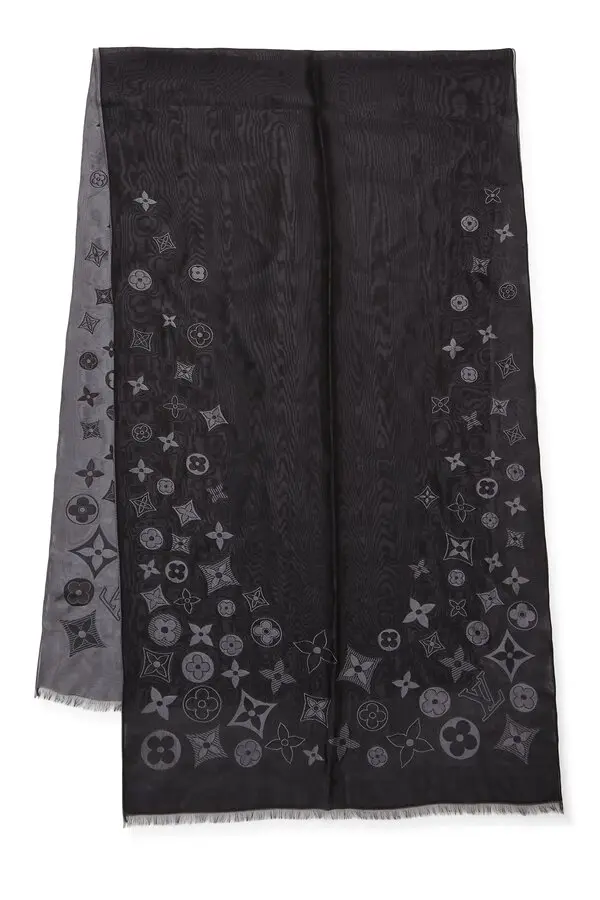 LOUIS VUITTON Monogram Silk Scarf