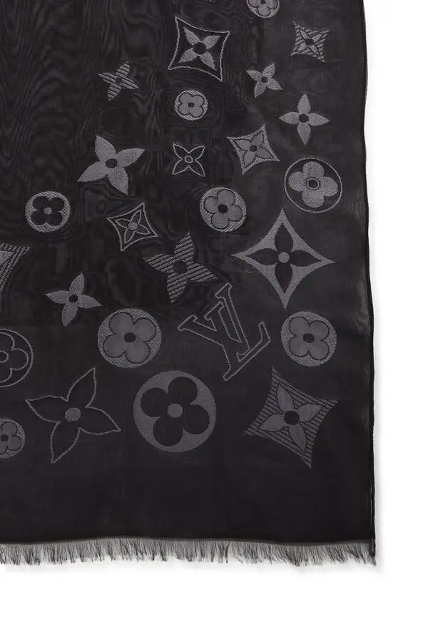LOUIS VUITTON Monogram Silk Scarf