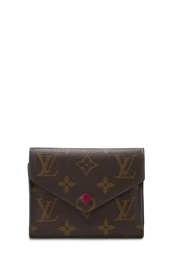 LOUIS VUITTON Monogram Canvas Victorine Wallet - Brown