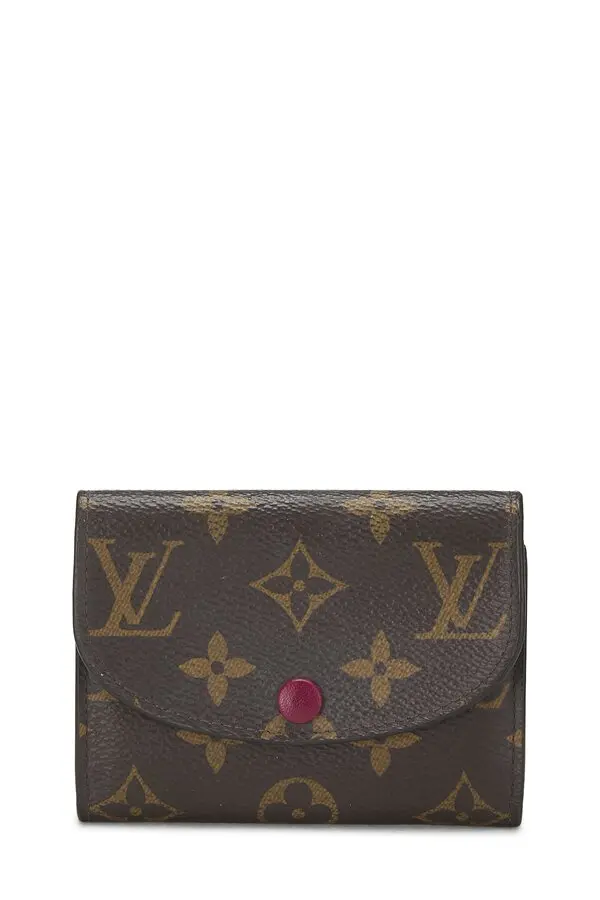 LOUIS VUITTON Monogram Rosalie Coin Purse - Brown