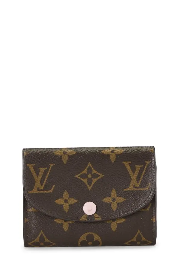 LOUIS VUITTON Monogram Rosalie Coin Purse - Brown