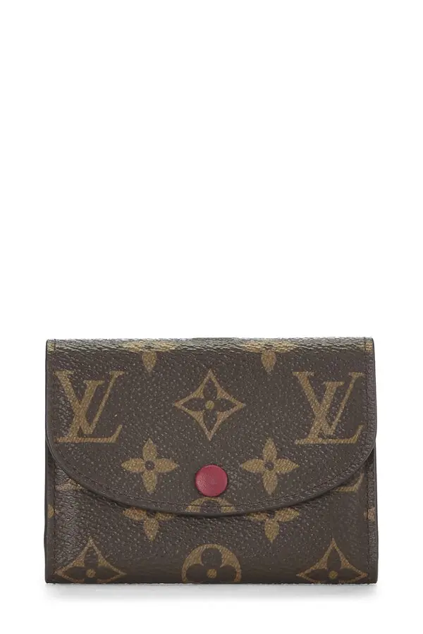 LOUIS VUITTON Monogram Rosalie Coin Purse - Brown