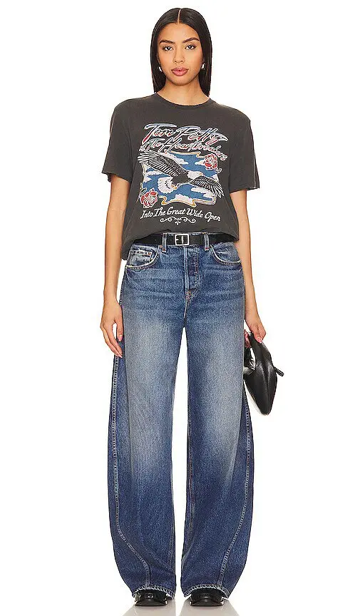 Junk Food Tom Petty Eagle Graphic T-shirt - Black