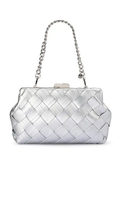 OLGA BERG Quinn Woven Clutch