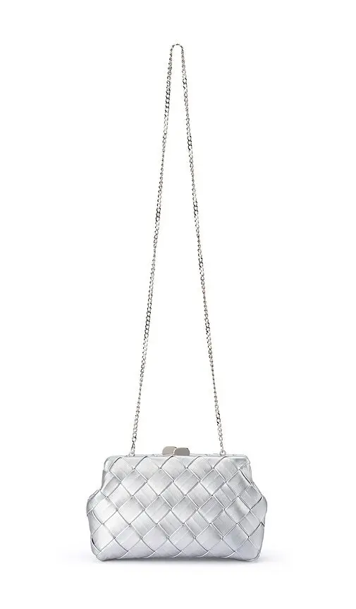 OLGA BERG Quinn Woven Clutch