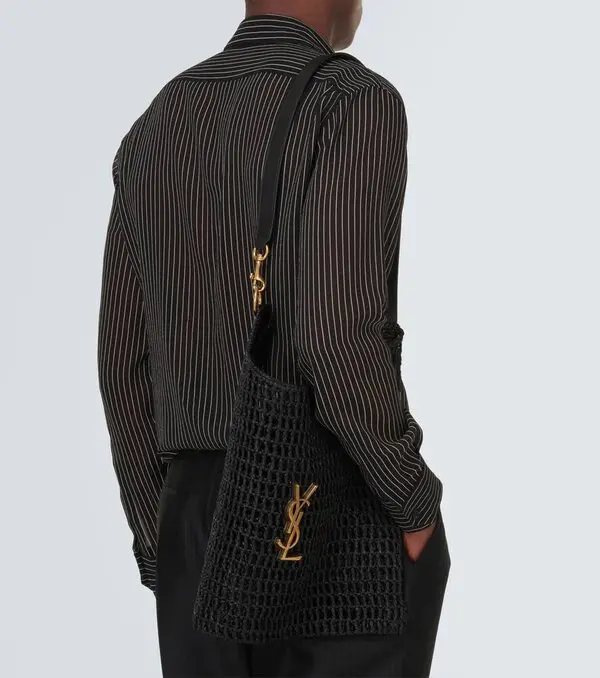 Saint Laurent Oxalis Mesh Shoulder Bag