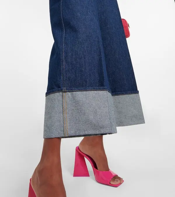 PATOU Mid-rise Wide-leg Jeans