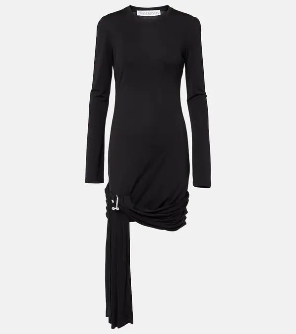 JW Anderson Draped Jersey Midi Dress