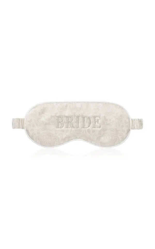 Slip Bride Sleep Mask - White