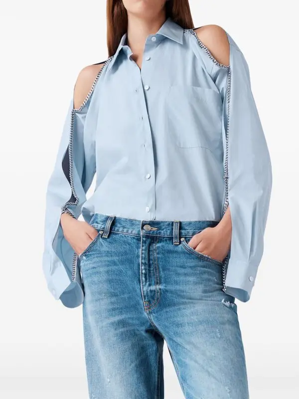 Stella McCartney Falabella Chain Shirt - Blue
