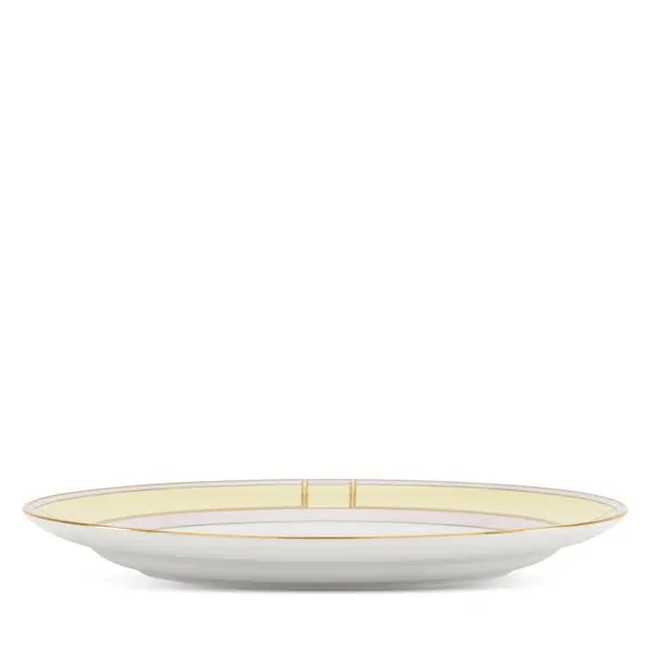 GINORI 1735 Colonna Diva Flate Plate - Giallo
