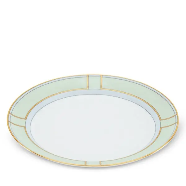 GINORI 1735 Colonna Diva Flate Plate - Verde