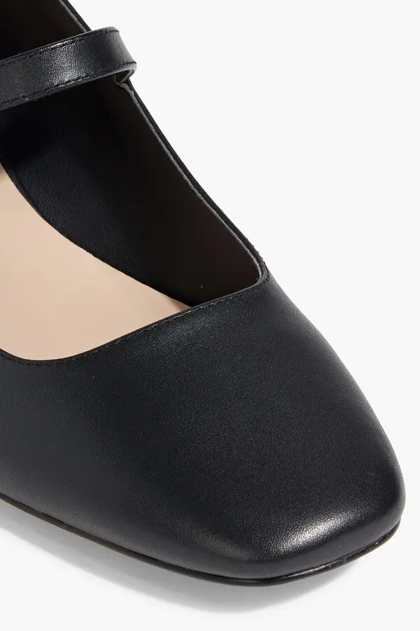 STUART WEITZMAN Louise Leather Mary Jane Pumps