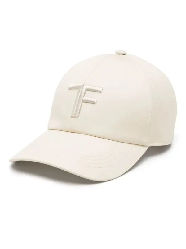 TOM FORD Logo-embroidered Cap - Neutrals