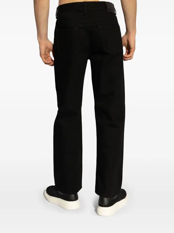 Alexander McQueen Straight-leg Jeans - Black