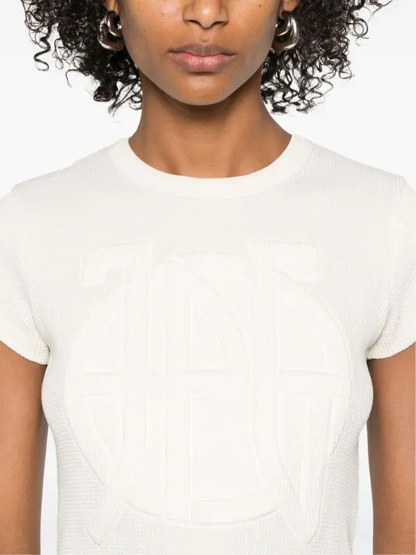 JEAN PAUL GAULTIER Waffle Logo-embossed T-shirt