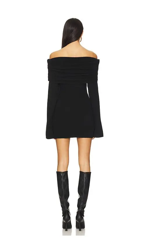 SEROYA Selene Mini Dress - Black
