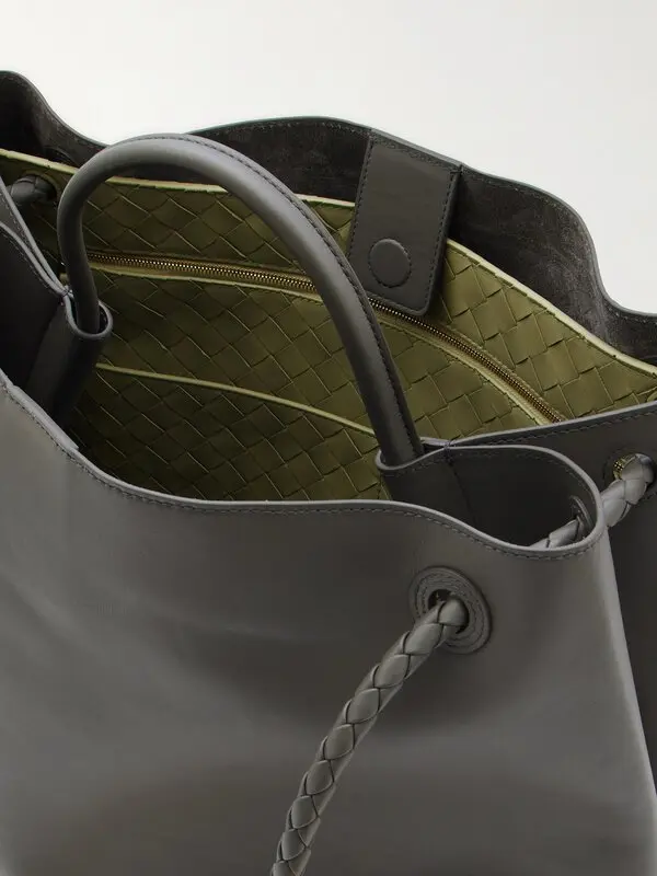 Bottega Veneta Andiamo Large Intrecciato Leather Tote