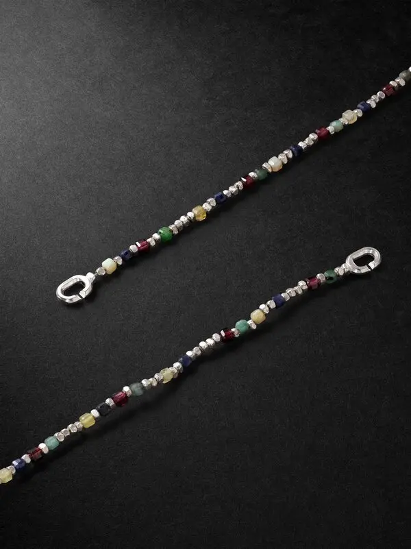 MAOR M. Cohen Percep Convertible Sterling Multi-stone Beaded Necklace