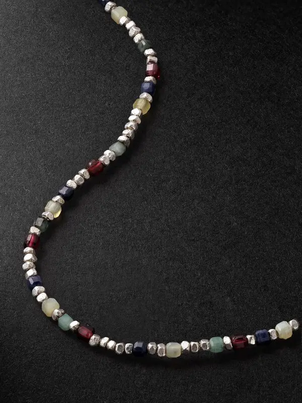 MAOR M. Cohen Percep Convertible Sterling Multi-stone Beaded Necklace