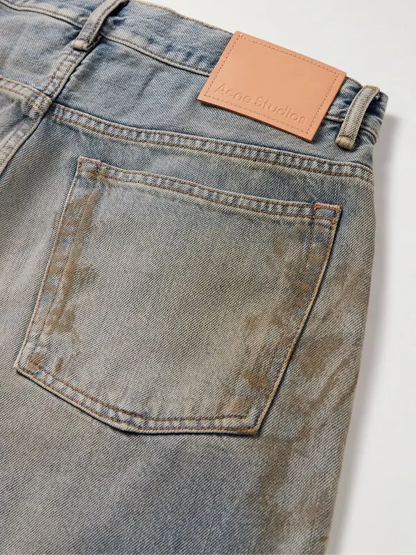 Acne Studios Straight-leg Distressed Jeans