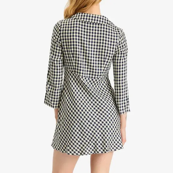 Rixo Jackie Check Mini Dress