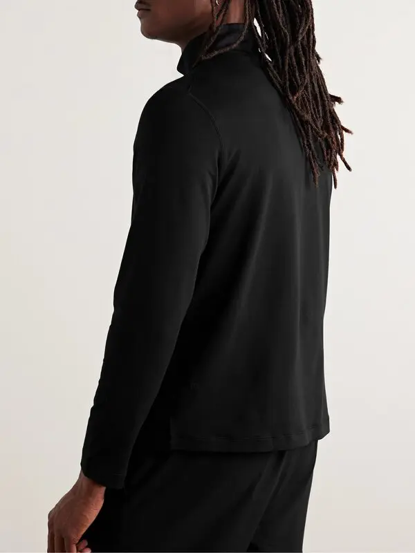 Lululemon Slim-fit Stretch Recycled-jersey Half-zip Top