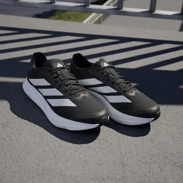 Adidas Duramo Sl Wide Running Shoes - Core Black / Cloud White / Grey Five