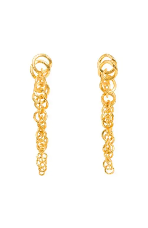 FREYA ROSE Sumba Versatile Drop Earrings - Gold