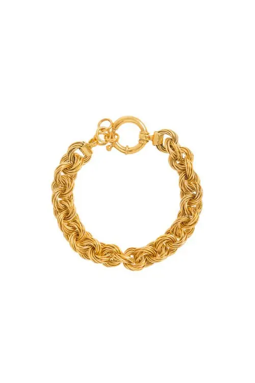 FREYA ROSE Sumba Circular Bracelet - Gold