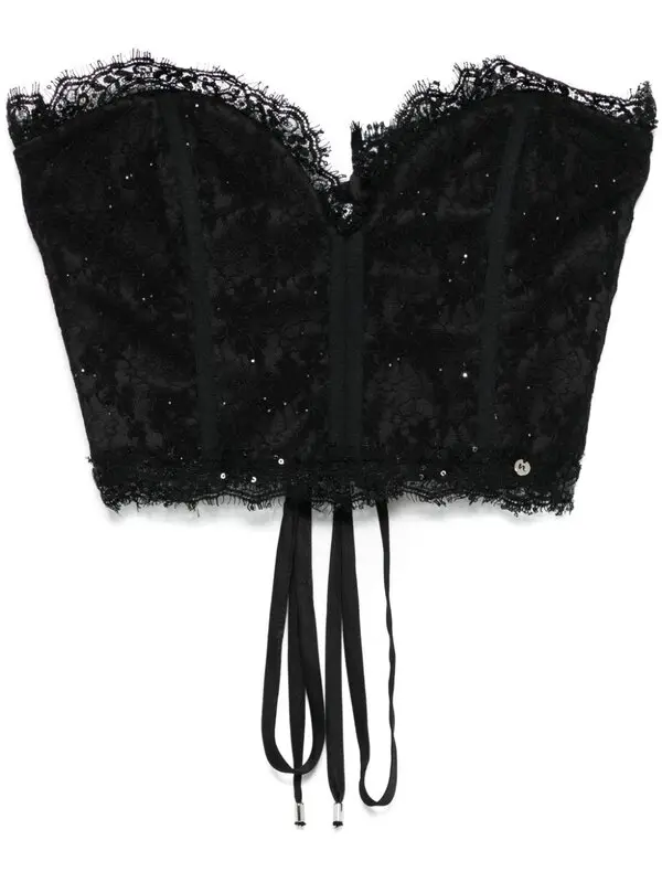 NISSA Lace Corset Top