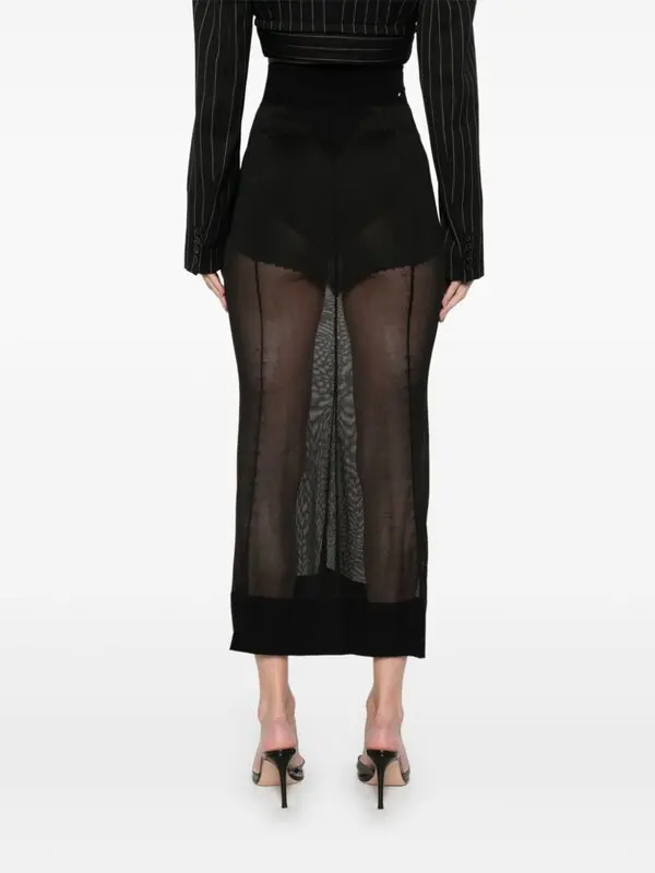 JEAN PAUL GAULTIER Knitted Maxi Skirt