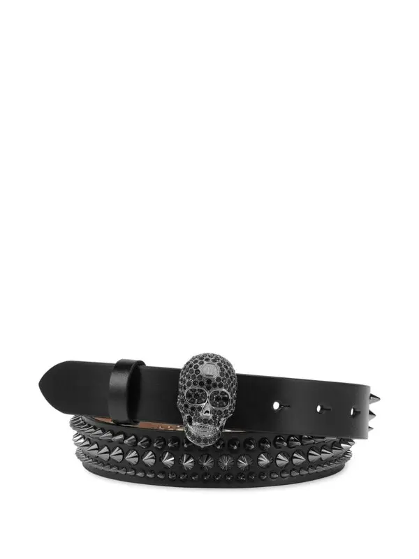 Philipp Plein Studded Belt - Black
