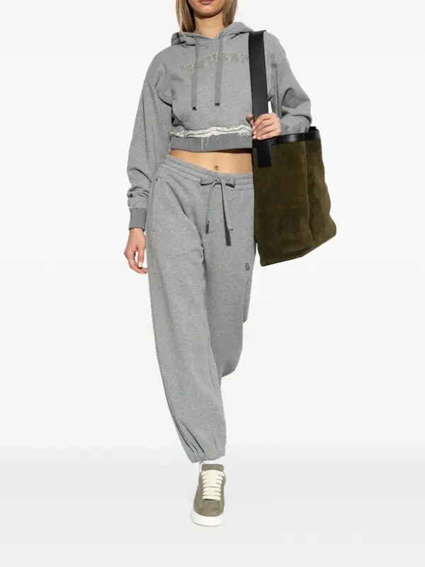 Alexander McQueen Logo-embroidered Hoodie