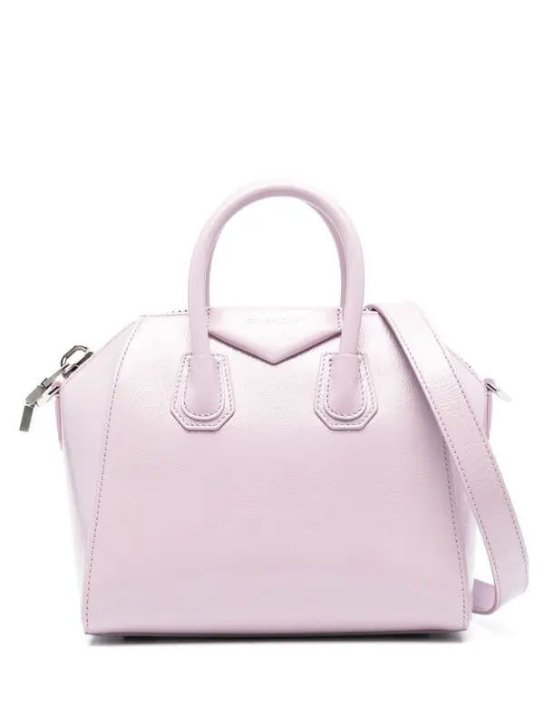 Givenchy Small Antigona Leather Bag Purple Editorialist