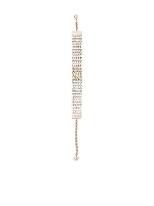 Blumarine Crystal-embellished Necklace - Gold