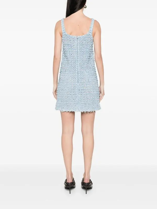 Stella McCartney Bouclé Denim Mini Dress
