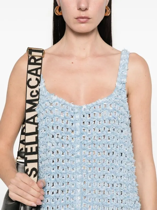 Stella McCartney Bouclé Denim Mini Dress