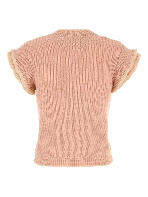 Chloé Short-sleeve Knitted T-shirt